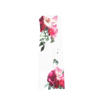 Alice & Olivia Midi-Kleid mit Blumenmuster - - Dresses - Damen - Wei&szlig; - 3XS