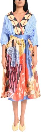 Stella Jean Femme, Robes, Multicolore, Taille: 38 FR Robes