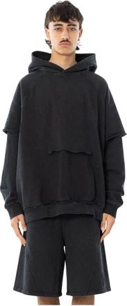Champion Homme, Sweatshirts et sweats &agrave; capuche, Noir, Taille: S Nowhere Gym Layered Sleeves Sweat &agrave; capuche