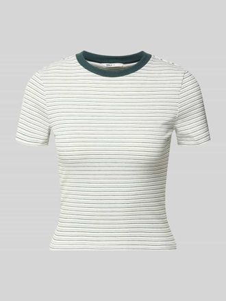 Only Regular Fit T-Shirt mit Viskose-Anteil Modell LUPE