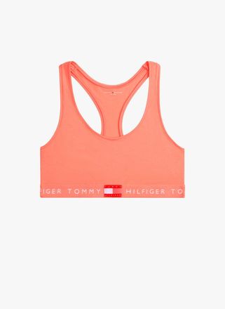Tommy Hilfiger Bralette H&eacute;ritage en coton m&eacute;lang&eacute;