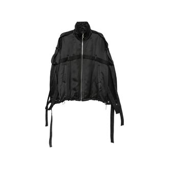 The Attico Buckle-strap Oversized Jacket