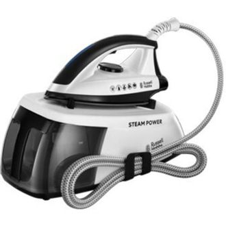 Russell Hobbs 24420-56 Dampfb&uuml;gelstation 1,3 l Edelstahl-B&uuml;gelsohle Wei&szlig;