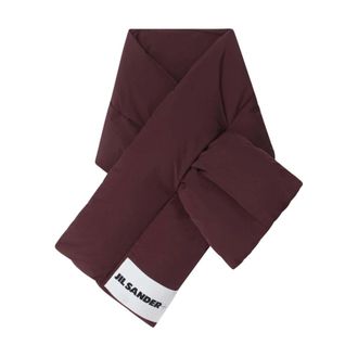 Jil Sander W&auml;rmeschal mit G&auml;nsedaunen - - Accessories - Herren - Lila - ONE SIZE