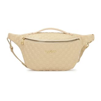 Kazar Beige Leder-Niere gepr&auml;gt mit Monogrammen - - Bags - Damen - Beige - ONE SIZE