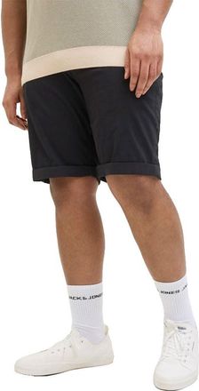 Jack & Jones Jack & Jones Plus Mens Jpstdave Jjchino AKM Pls Chino Shorts, Black, 44