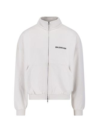 Balenciaga Jacke Mit Reißverschluss Und Logo