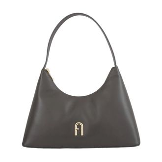 Furla Diamante Shoulder Bag - Femme - Sacs - Gris - Taille: ONE Size