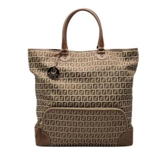 Fendi Pre-owned Canvas Tote Bag - - Pre-owned - Damen - Braun - ONE SIZE