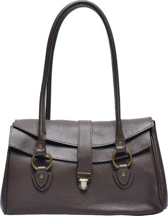 Isabella Rhea Kastanienbraun Rindsledertasche