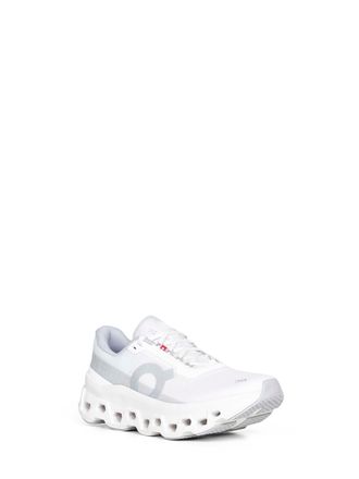 On Womens Cloudmonster 1 Sneakers White Recycled Polyester Trainers