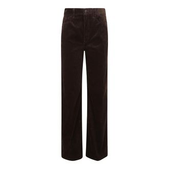 Ralph Lauren Femme, Pantalons, Brun, Taille: 38 FR Corduroy Pantalons