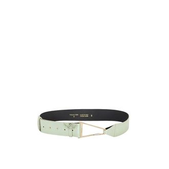 Patrizia Pepe Femme, Accessoires, Vert, Taille: ONE Size Leather Belt