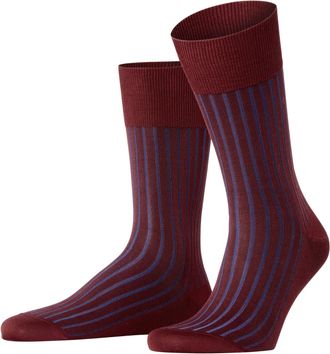 Falke Herren Socken Shadow M So Baumwolle gemustert 1 Paar, Braun Cayenne 5950, 43-44