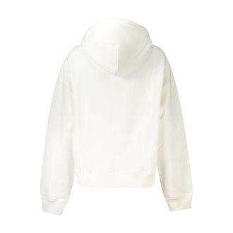 Tommy Hilfiger Logo-Embroidered Cotton Hoodie - White