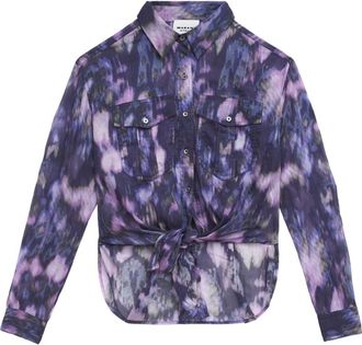 Isabel Marant Chemise Nath - Femme - Violet-lilas - Taille 40 - Marant &Eacute;toile