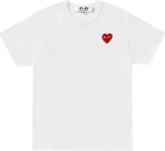 Comme Des Gar&ccedil;ons Homme, Tops, Blanc, Taille: 2XL T-shirts