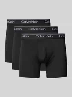 Calvin Klein Underwear Boxershorts mit elastischem Logo-Bund im 3er-Pack