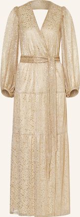 BA&SH Ba&Sh Kleid Cala In Wickeloptik Mit Cut-Out gold