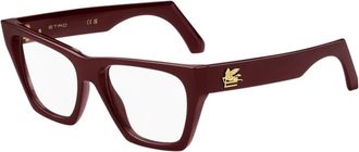 Etro Femme, Accessoires, Rouge, Taille: 52 MM Lunettes 0066 LHF