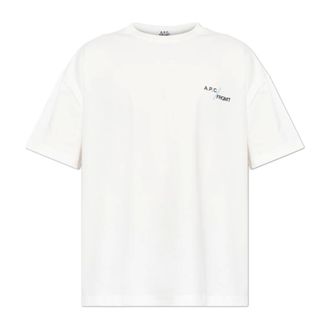A.P.C. A.p.c., Homme, Tops, Blanc, Taille: S T-shirt Cohsl