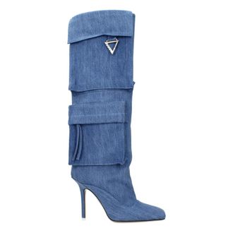 The Attico Fabric Boots - - Shoes - Damen - Blau - 37 EU