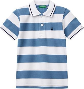 Benetton Maglia Polo M/M 39qag300v, Multicolore, 18 Mois Garçon