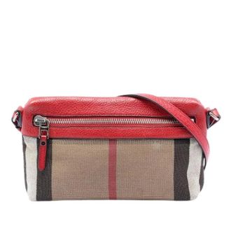Burberry Sac bandouli&egrave;re en toile Pre-owned - Femme - Pre-owned - Multicolore - Taille: ONE Size