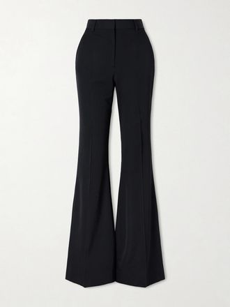 Stella McCartney Pantalon &Eacute;vas&eacute; En Laine - Noir