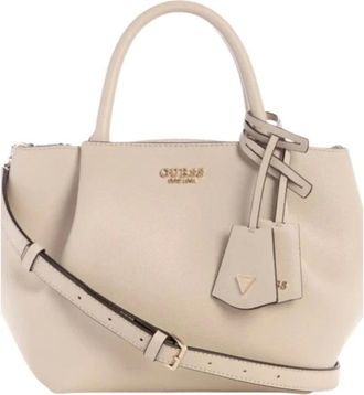 Guess Femme, Sacs, Beige, Taille: ONE Size Amorette Girlfriend Satchel