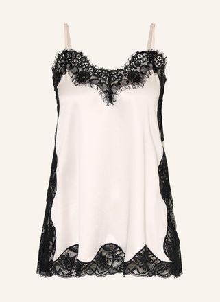 Mrs & Hugs Mrs & Hugs Satintop Mit Spitze weiss