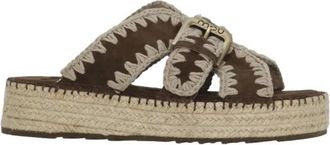 Mou Femme, Chaussures, Brun, Taille: 40 EU Jute Sandal