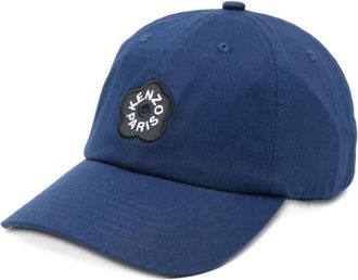 Kenzo Homme, Accessoires, Bleu, Taille: ONE Size Logo Patch Hat