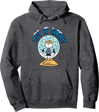 Peanuts Charlie Brown Weihnachts-Schneekugel Pullover Hoodie