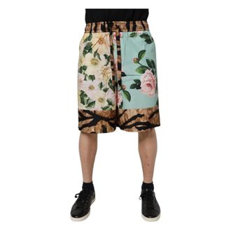 Dolce & Gabbana Bermuda-Shorts mit Blumenmuster - - Shorts - Herren - Mehrfarbig - XS