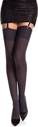 Romartex Bas 40 deniers opaques unis par, XL, graphite