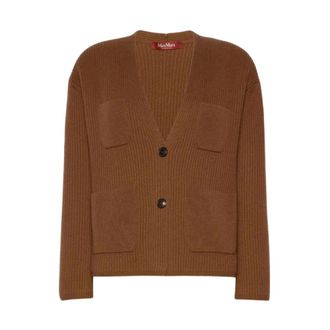 Max Mara Mstfiltro Cardigan - - Knitwear - Damen - Braun - S