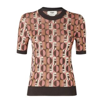 Fendi Damen, Strickwaren, Mehrfarbig, 2XSGr&ouml;&szlig;e