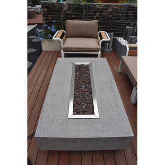 Elementi Gasfeuerstelle Hampton in Beton-Optik - Elementi