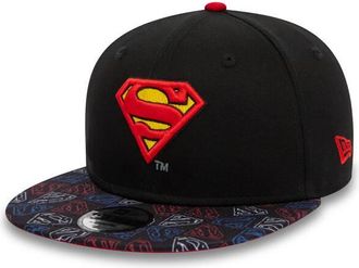 New Era Kinder M&uuml;tze CHYT SUPER AOP 9FIFTY SUPMAN BLK