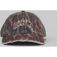 Ganni Printed Washed Cotton Ocelot Leopard