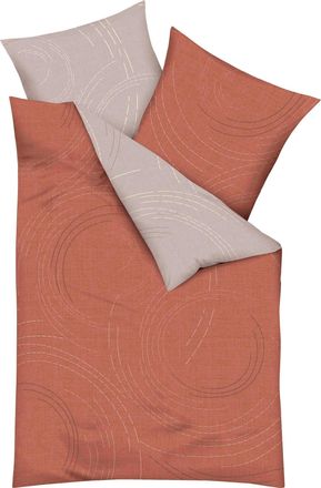 Kaeppel Wendebettwäsche Jaro Feinbiber Terra Größe 1x 155x220 cm + 1x 80x80 cm