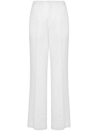 Moschino pantalon à coupe ample - Blanc