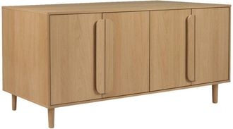 Sweeek Vintage-Sideboard im Holzlook mit 4 Türen, 160 cm