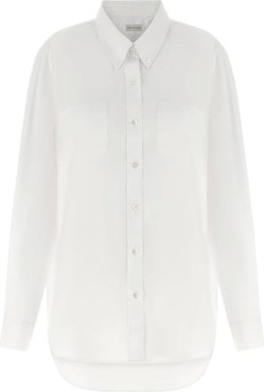 Dries Van Noten Femme, Blouses et Chemises, Blanc, Taille: 36 FR Chemise boutonn&eacute;e Cheers