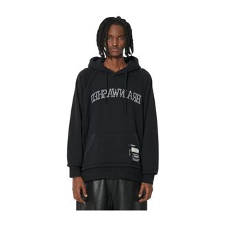 Undercover Sweat &agrave; capuche imprim&eacute; - Homme - Sweatshirts et sweats &agrave; capuche - Noir - Taille: XL