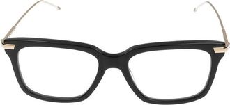 Thom Browne unisex, Accessoires, Multicolore, Taille: 51 MM Acetate and Titanium Rectangular Eyeglasses