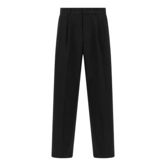 Dunst Hose mit doppelter Bundfalte - - Trousers - Herren - Schwarzk - S