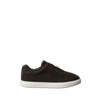 Calvin Klein Baskets &agrave; logo brod&eacute; en cuir