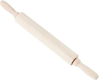 Generic Rouleau &agrave; p&acirc;tisserie en bois presse visage b&acirc;ton boulette activit&eacute; bois massif rouleau &agrave; p&acirc;tisserie bois outils de cuisson Ensemble De Plats De Cuisso